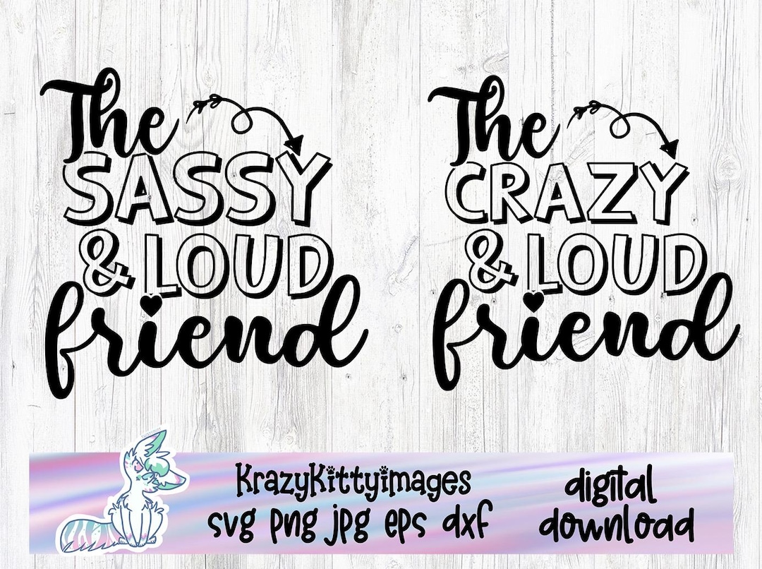 Funny Friends Matching Shirt Designs, Friends SVG Bundle, Friendship ...