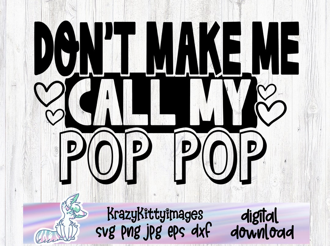 My Favorite People Call Me Pop Pop SVG, Fathers Day PNG File, Instant ...