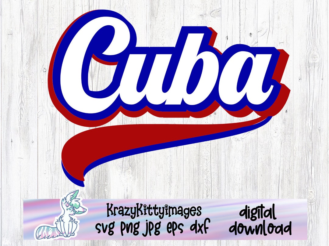 Cuba Svg , Retro Cuban Script Svg Cut File, Cuba Flag Colors, Vacation ...