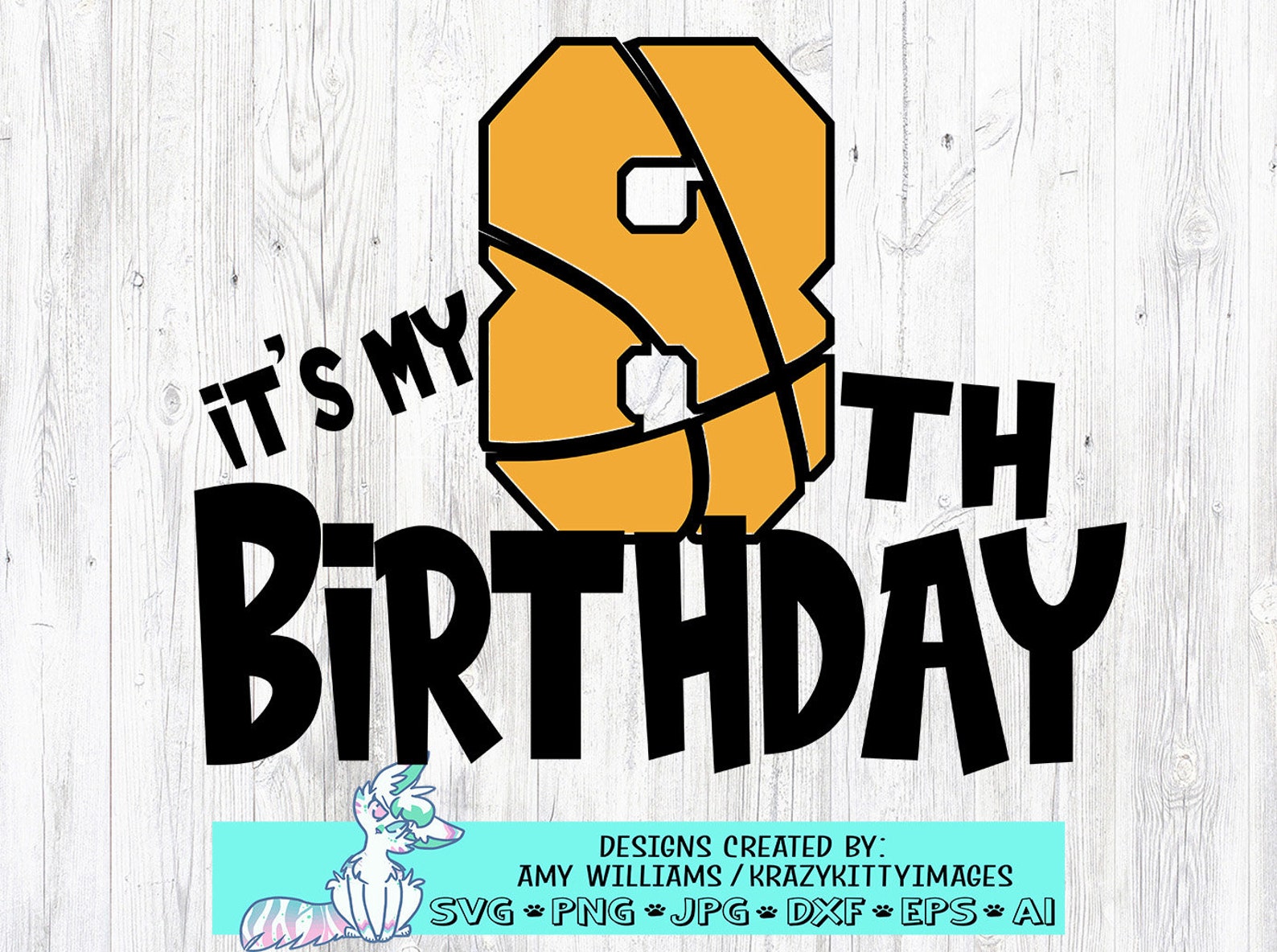 Boys 8th Birthday Svg Boys Basketball Birthday Svg Eighth | Etsy