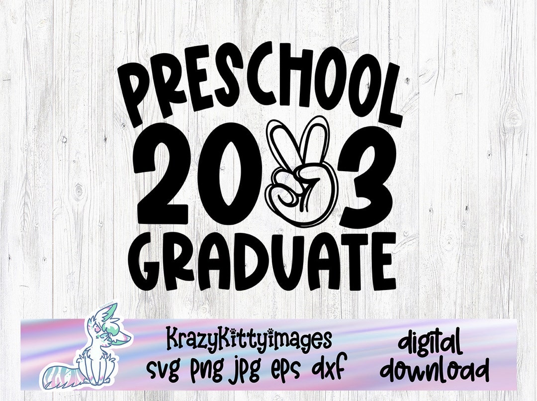 Preschool Svg Png Pre-k Graduation Svg Last Day of Pre - Etsy