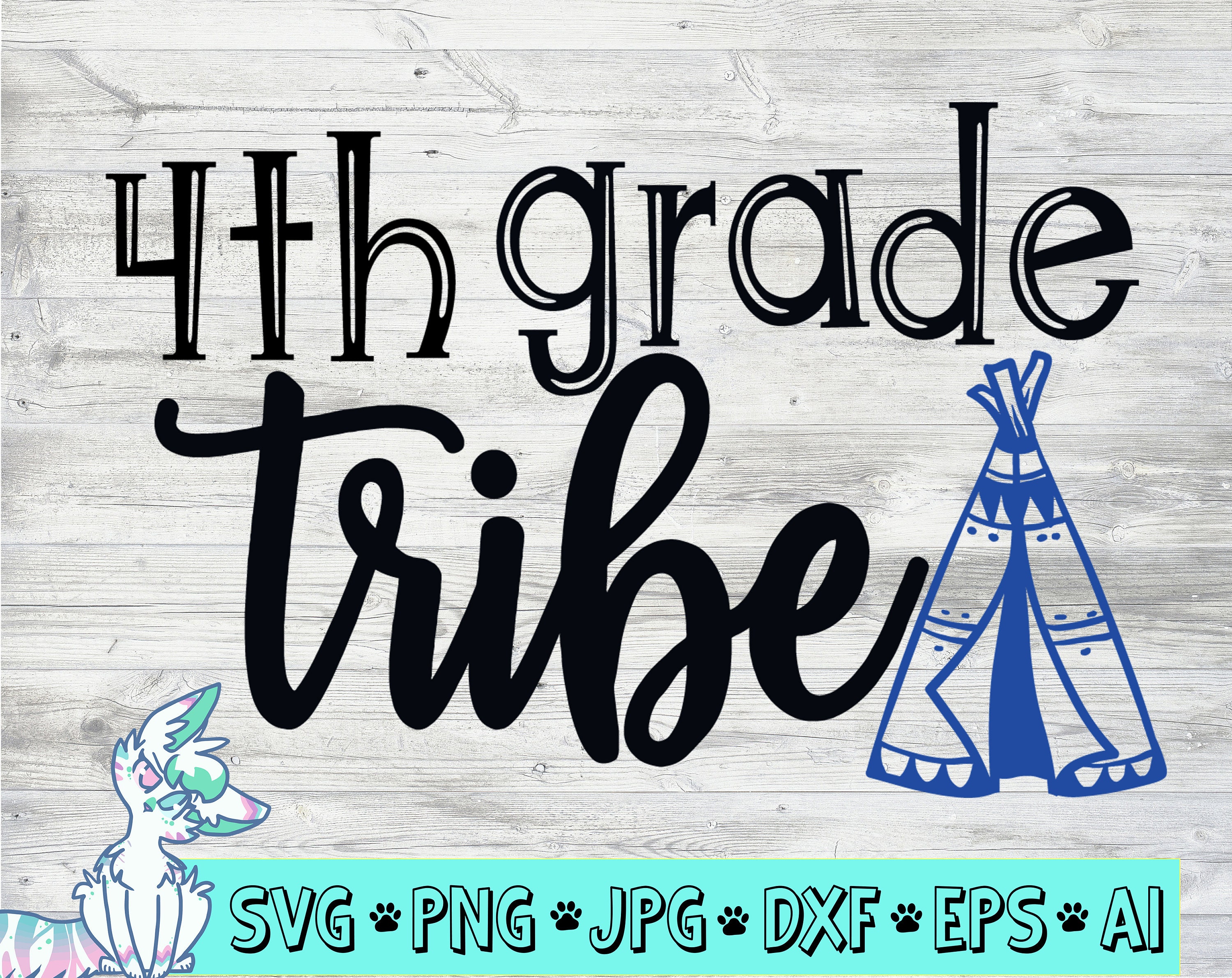 4th grade tribe svg 4th grade svg tribe svg Fourth grade | Etsy