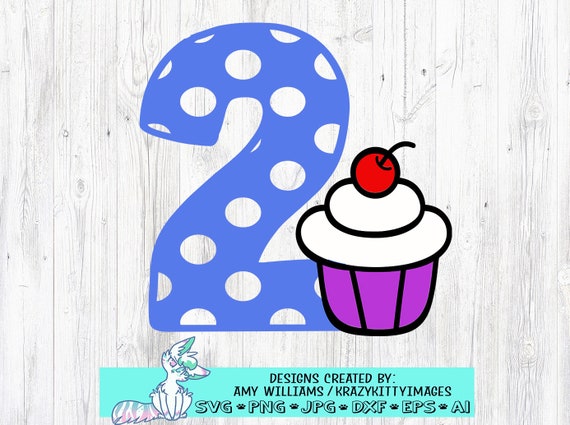 2nd Birthday Svg Birthday Girl Svg Second Birthday Svg | Etsy