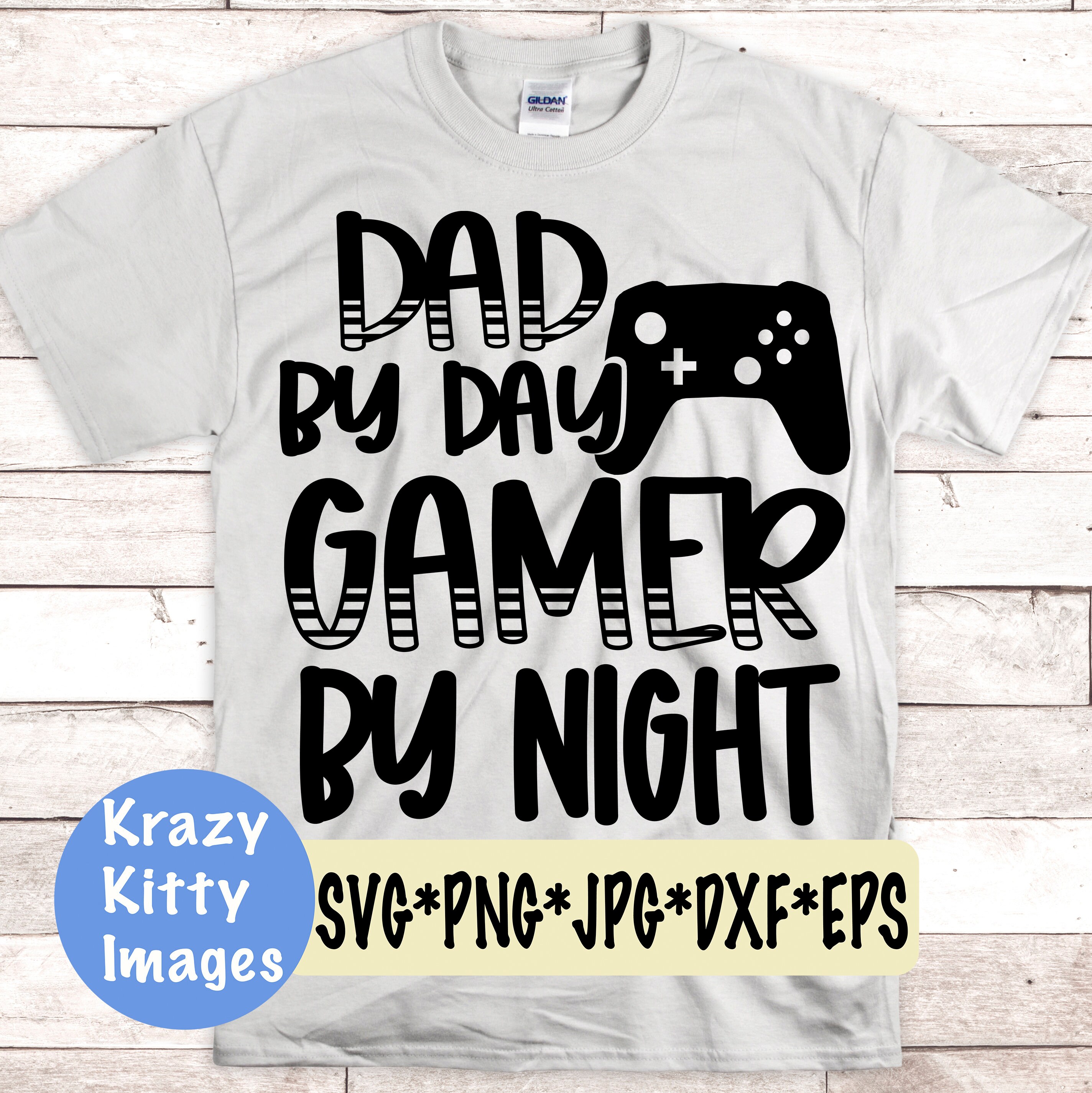 Dad by Day Gamer by Night svg svg cut file Gamer svg | Etsy