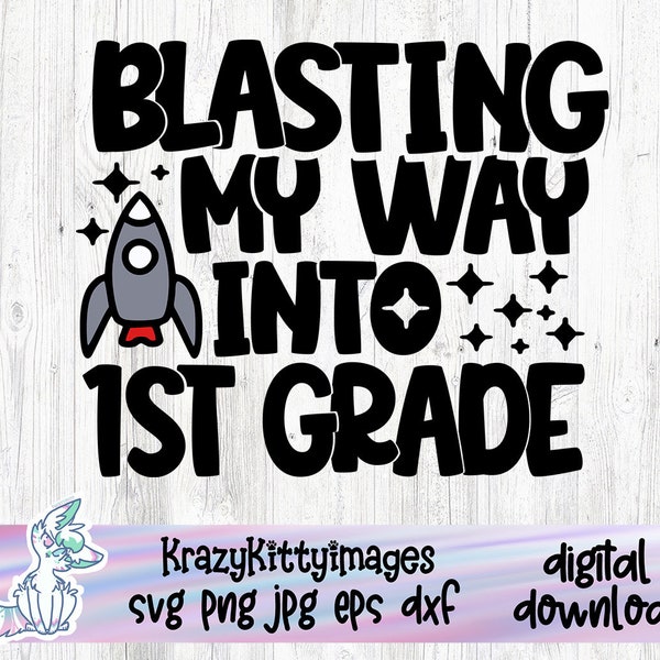 First Grade Boy Svg - Etsy