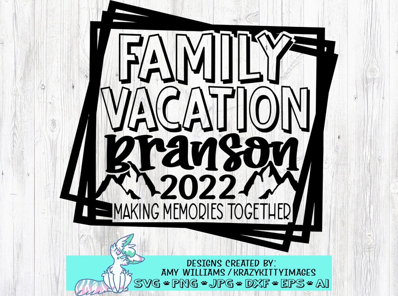 Branson SVG Family Vacation SVG Missouri Here We Come Vacay - Etsy