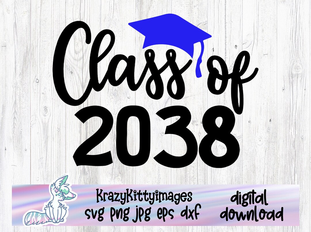 Class of 2038 SVG, Pre-school Graduation Svg, Class of 2024 Prek Svg ...