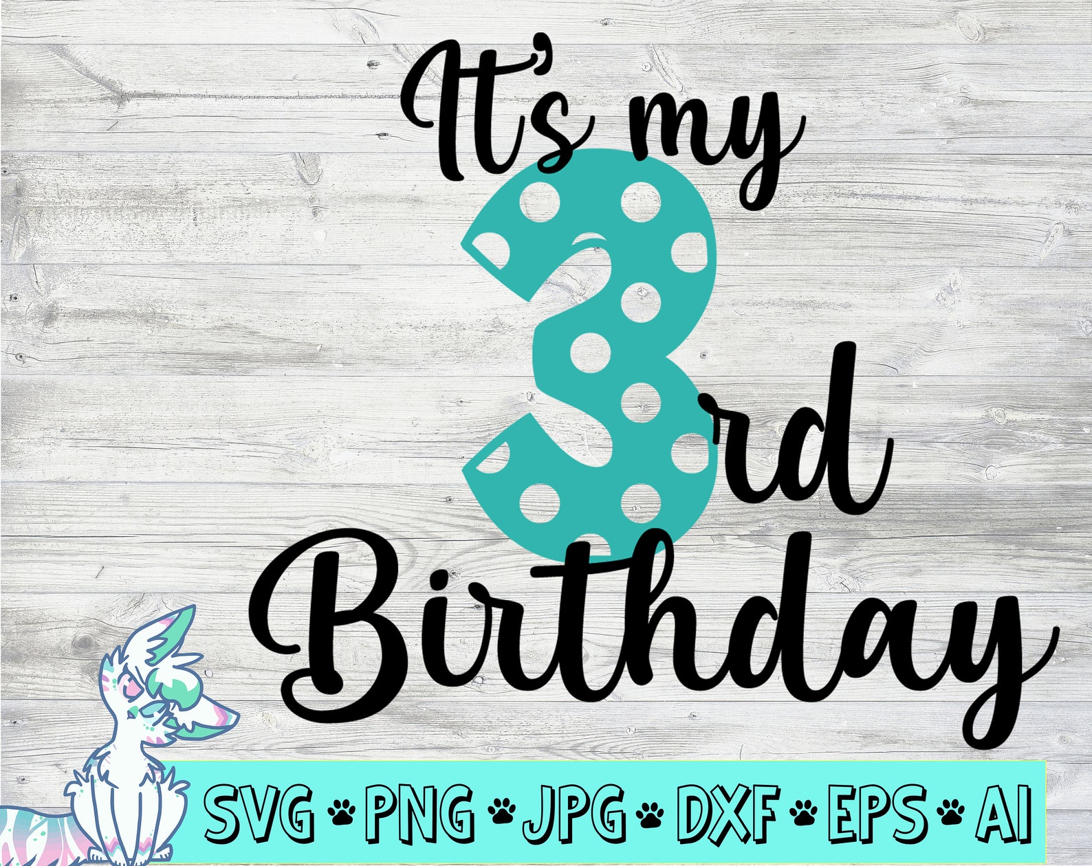 3rd Birthday Svg Third Birthday Svg Girls 3rd Birthday Svg - Etsy