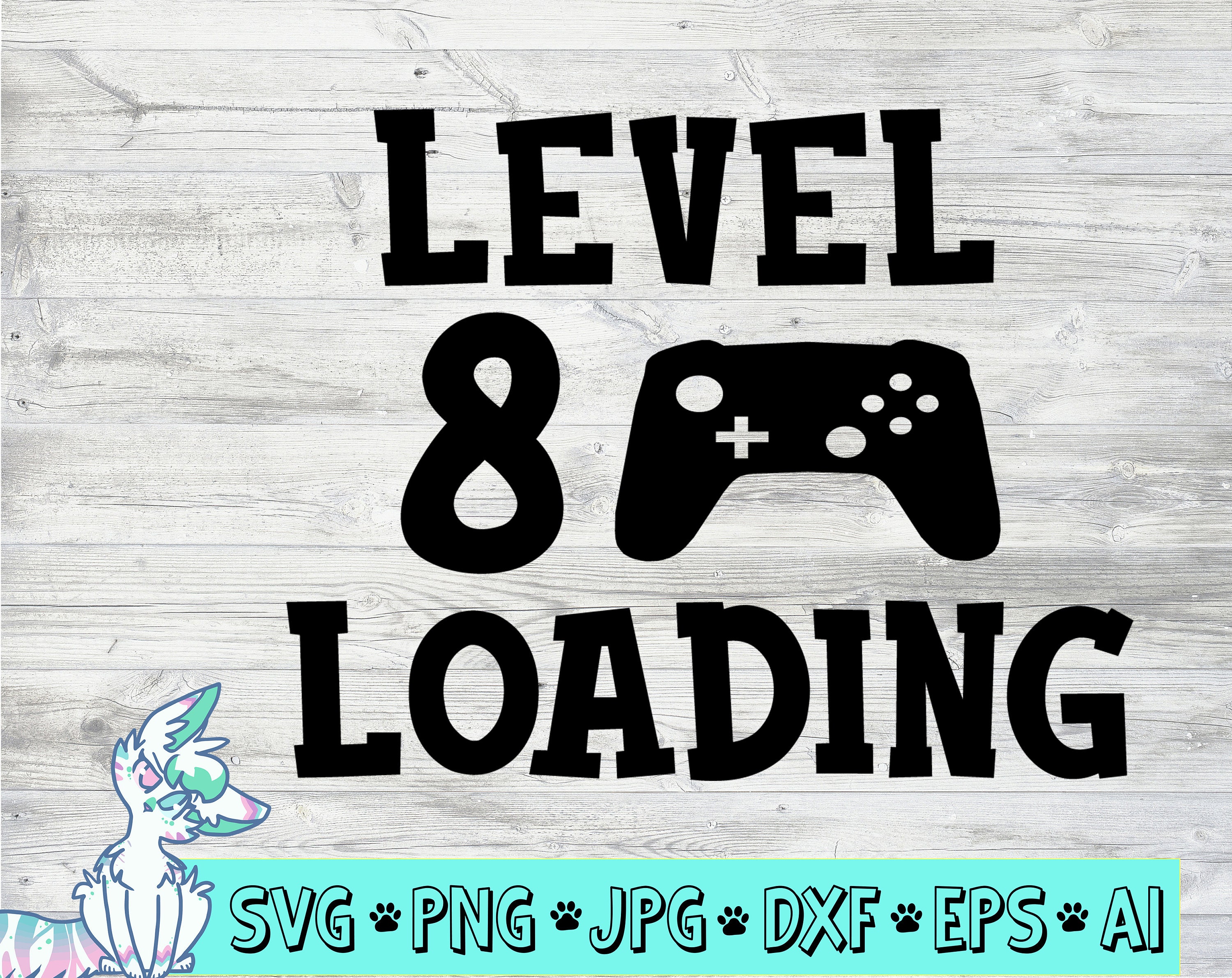 Boys 8th Birthday Svg Eight Years Old Svg Boys Gamer | Etsy