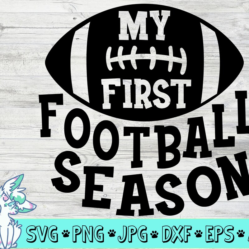 My First Football Season Svg - Etsy
