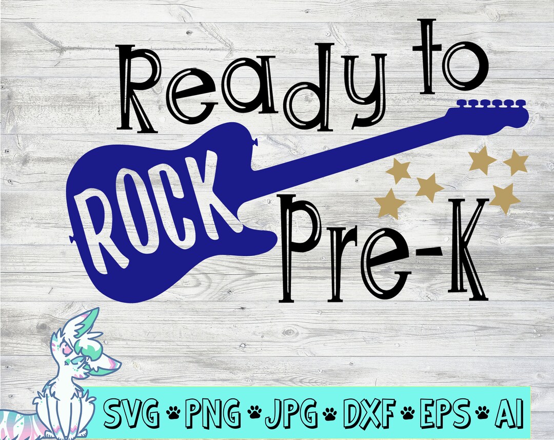 Svg, Pre-k Svg, Pre K Svg, Pre-school, Ready to Rock Pre-k, Teacher Svg ...