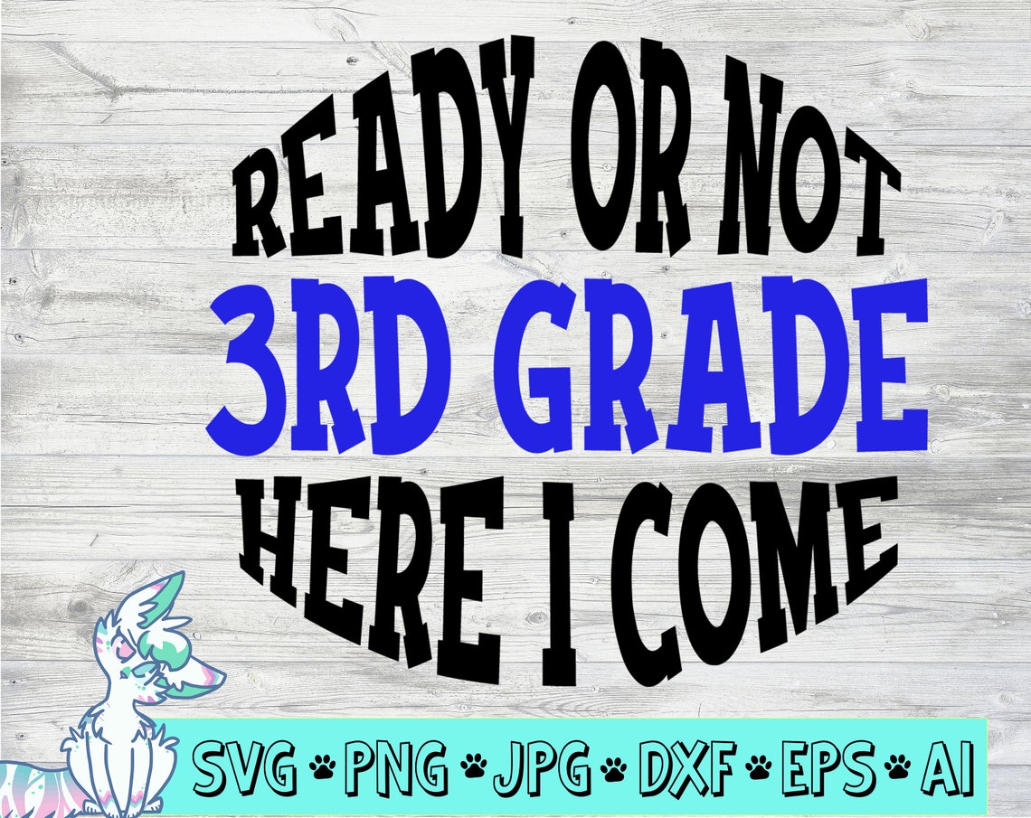Third Grade Svg 3rd Grade Svg 3rd Teacher Svg Grade - Etsy