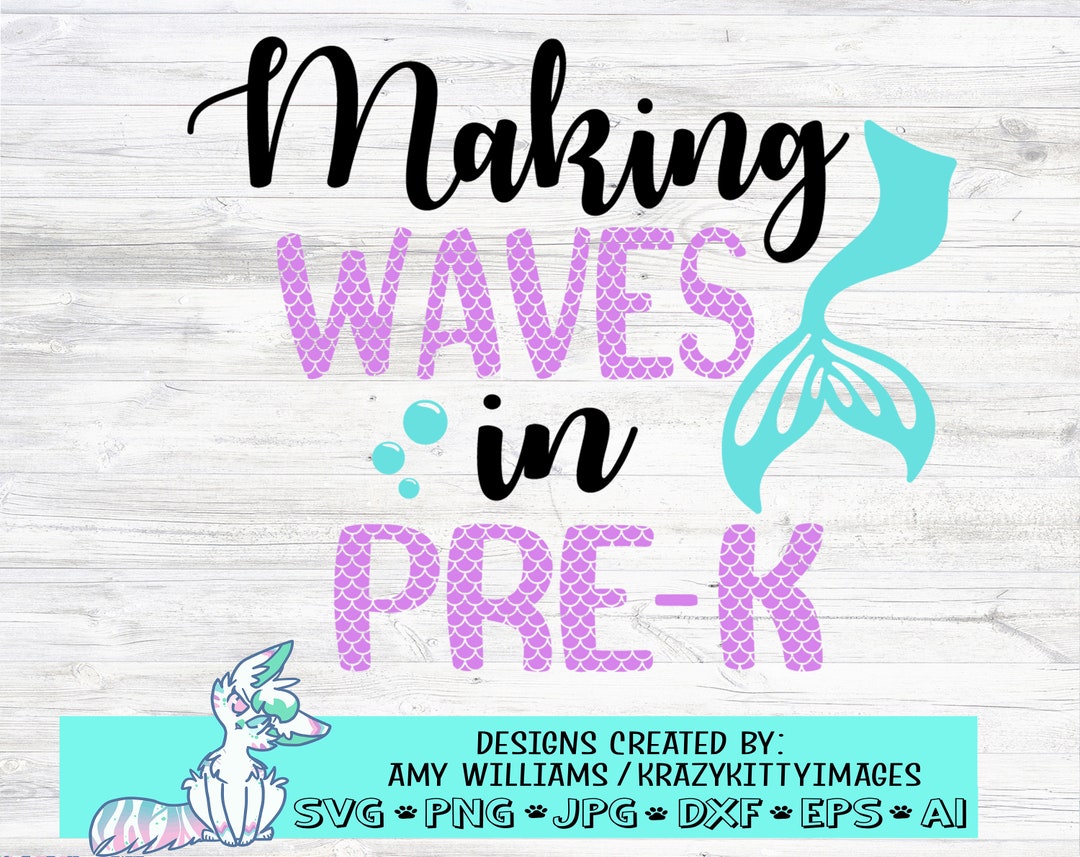 Back to School, Prek Svg, Mermaid Prek Svg, School Svg, Teacher Svg ...