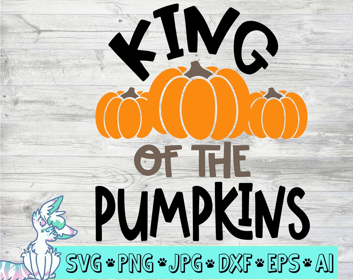 King of the pumpkins svg pumpkin patch svg boys halloween | Etsy