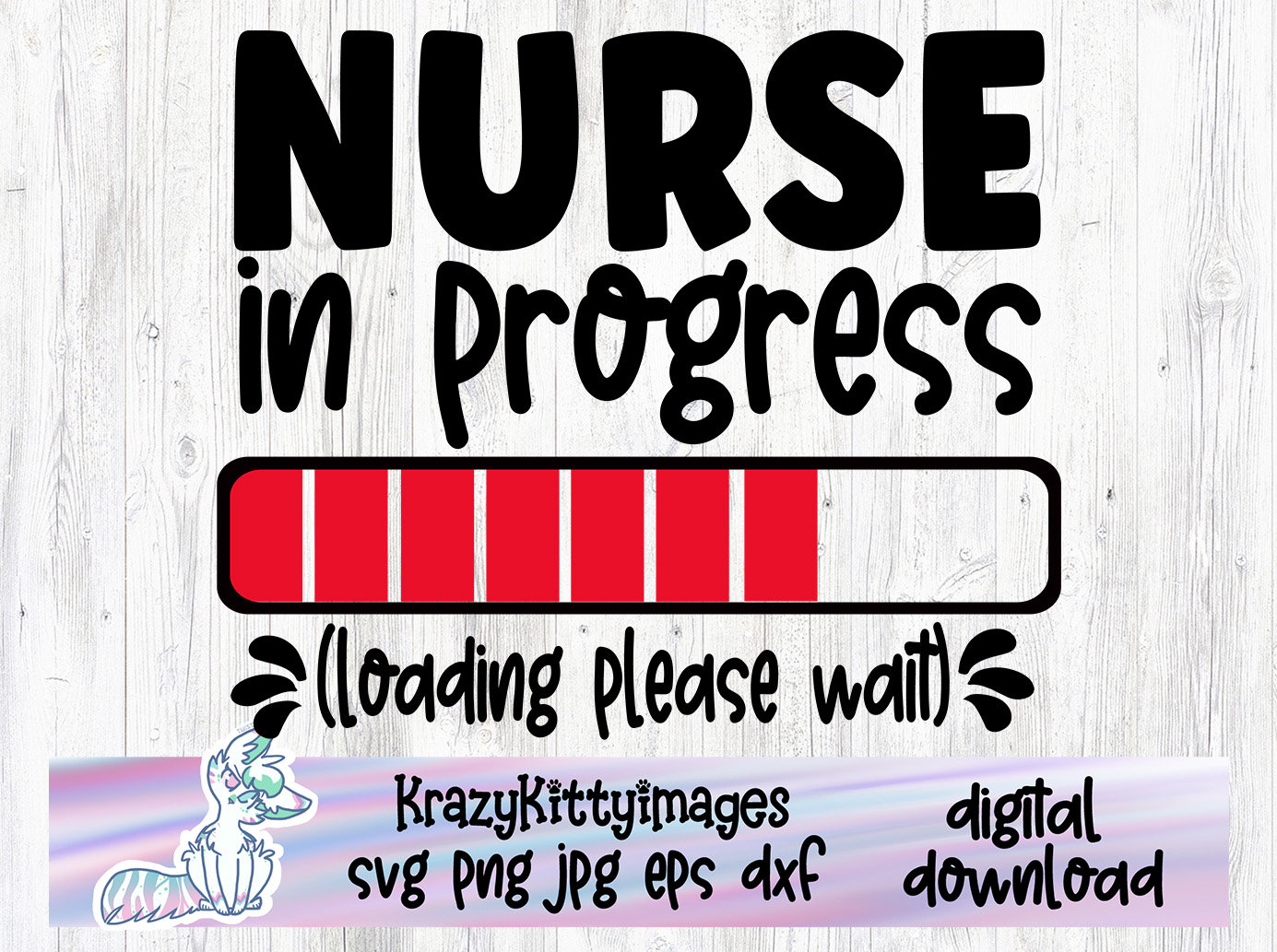 Nurse in Progressnursing Student Svg Nurse in Progress Svg - Etsy