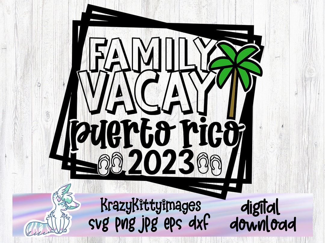 Puerto Rico SVG Family Vacation SVG Puerto Rico Here We - Etsy