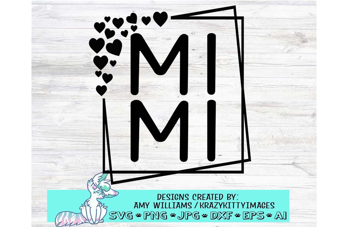Mimi Svg Mimi Shirt Svg Mimi Square Svg Mother's Day - Etsy