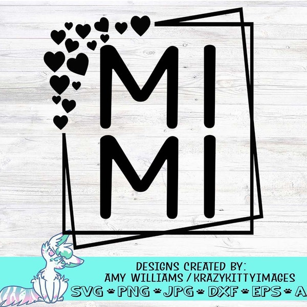 Mimi Svg - Etsy