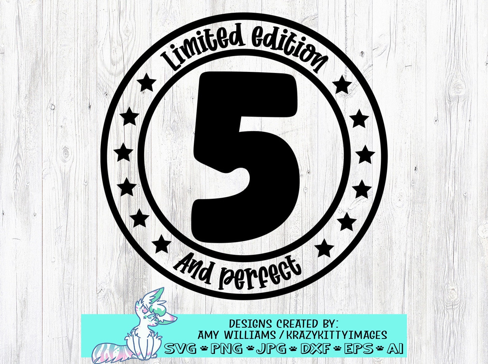 Number 5 Birthday Svg Five Svg 5 Year Old Svg Fifth - Etsy