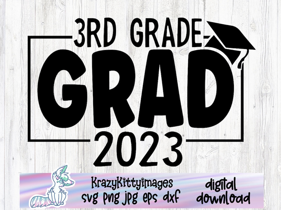 Third Grade Grad Third Grade Graduation 3rd Grade - Etsy