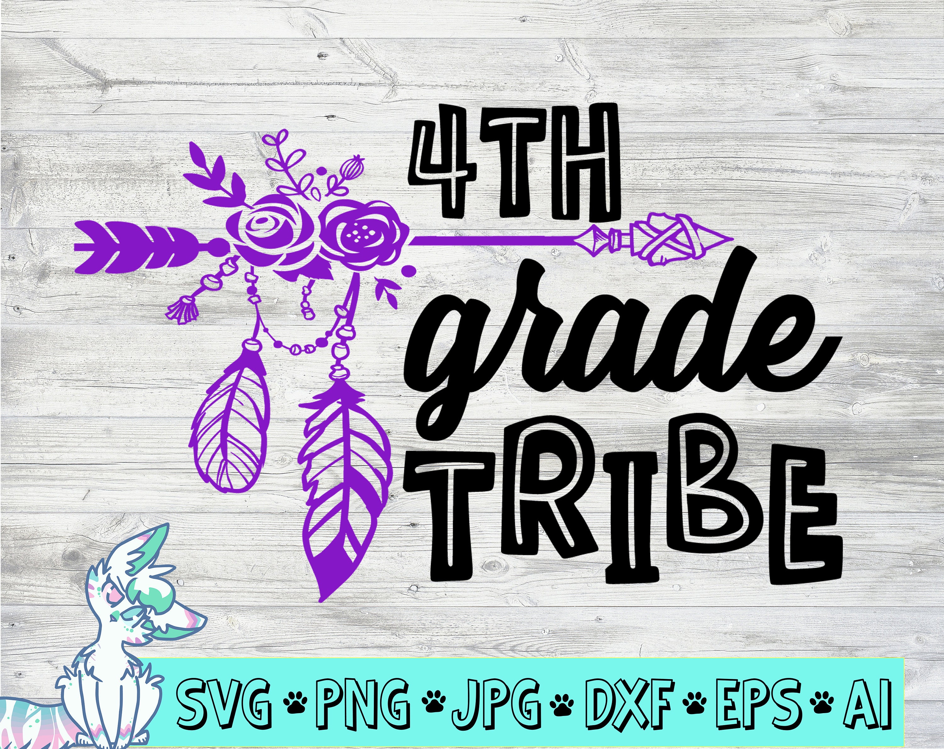 4th grade tribe svg 4th grade svg Tribe svg Teacher svg | Etsy