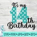 14th Birthday Svg, Its My 14th Birthday, Fourteen Svg, Fourteenth ...
