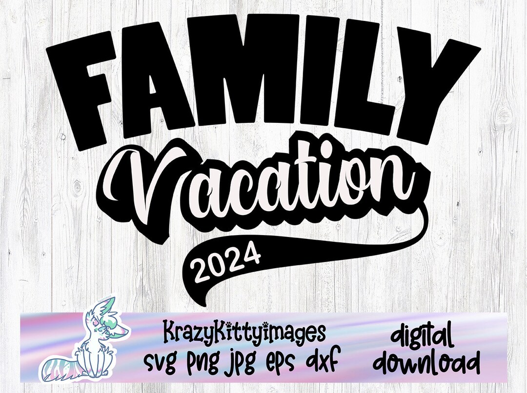 Family Vacation 2024 Svg, Beach Vacation Svg, Matching Family Vacation ...