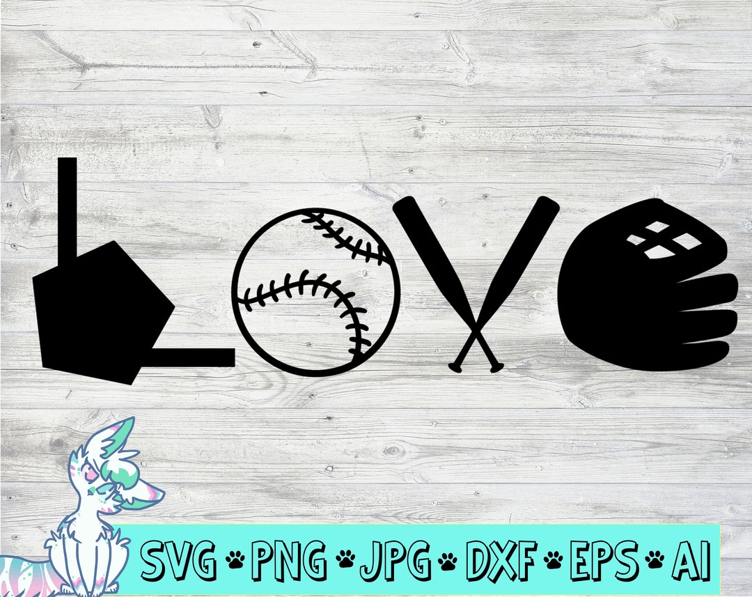 Love Baseball Svg, Love Baseball, Baseball Svg File, Baseball Love Svg ...