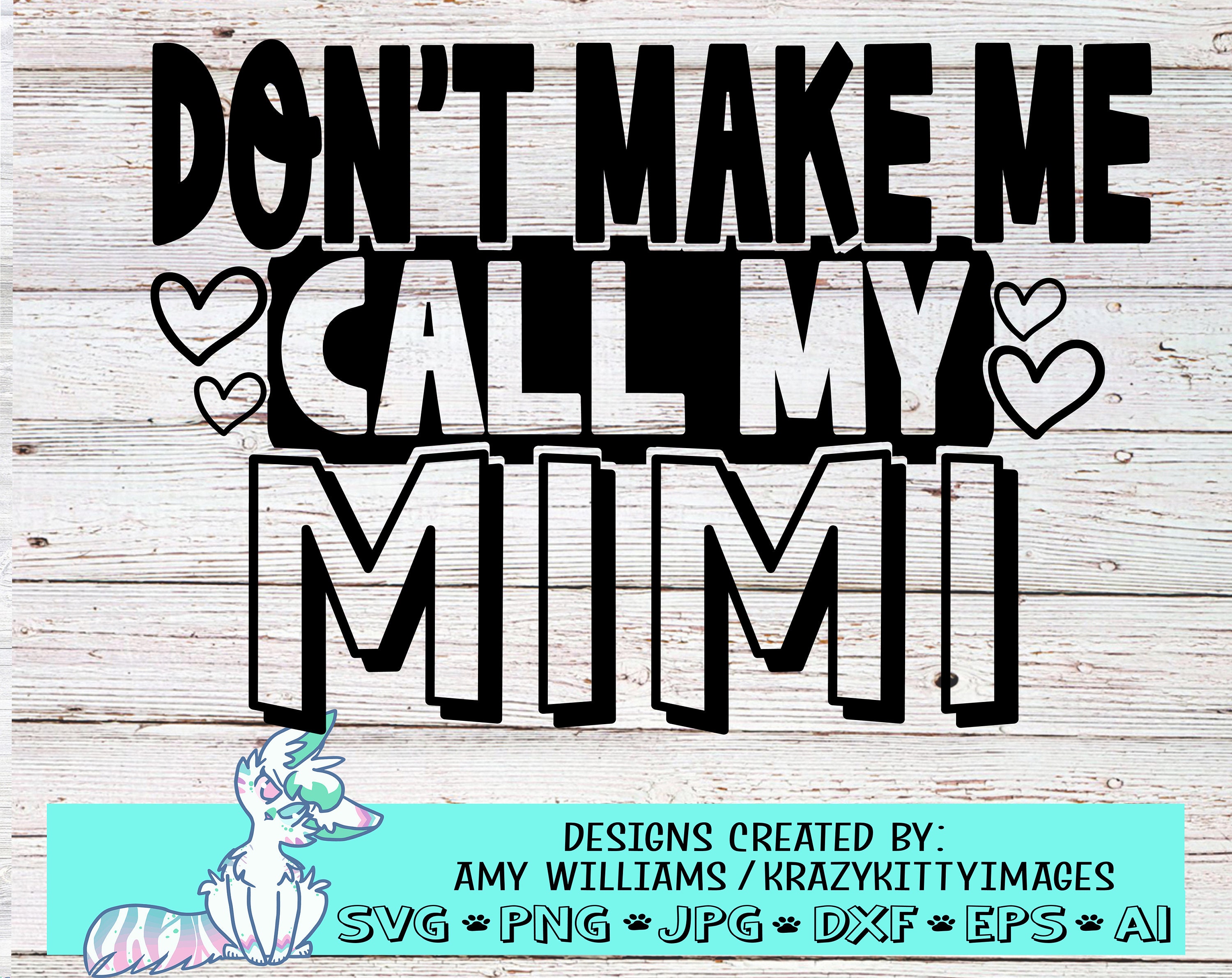 My Favorite People Call Me Mimi SVG Mothers Day PNG File - Etsy