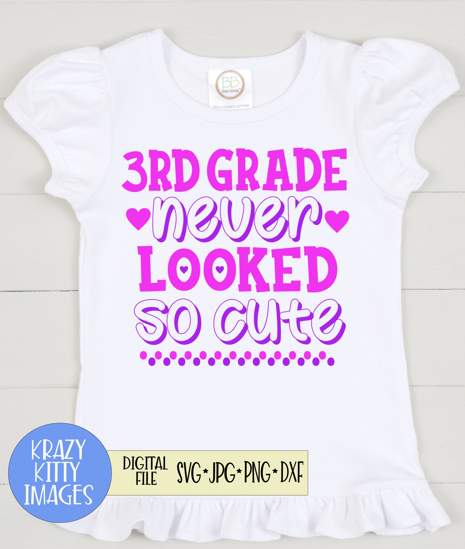 Third Grade Svg 3rd Grade Svg 3rd 3rd Grade Never Looked - Etsy