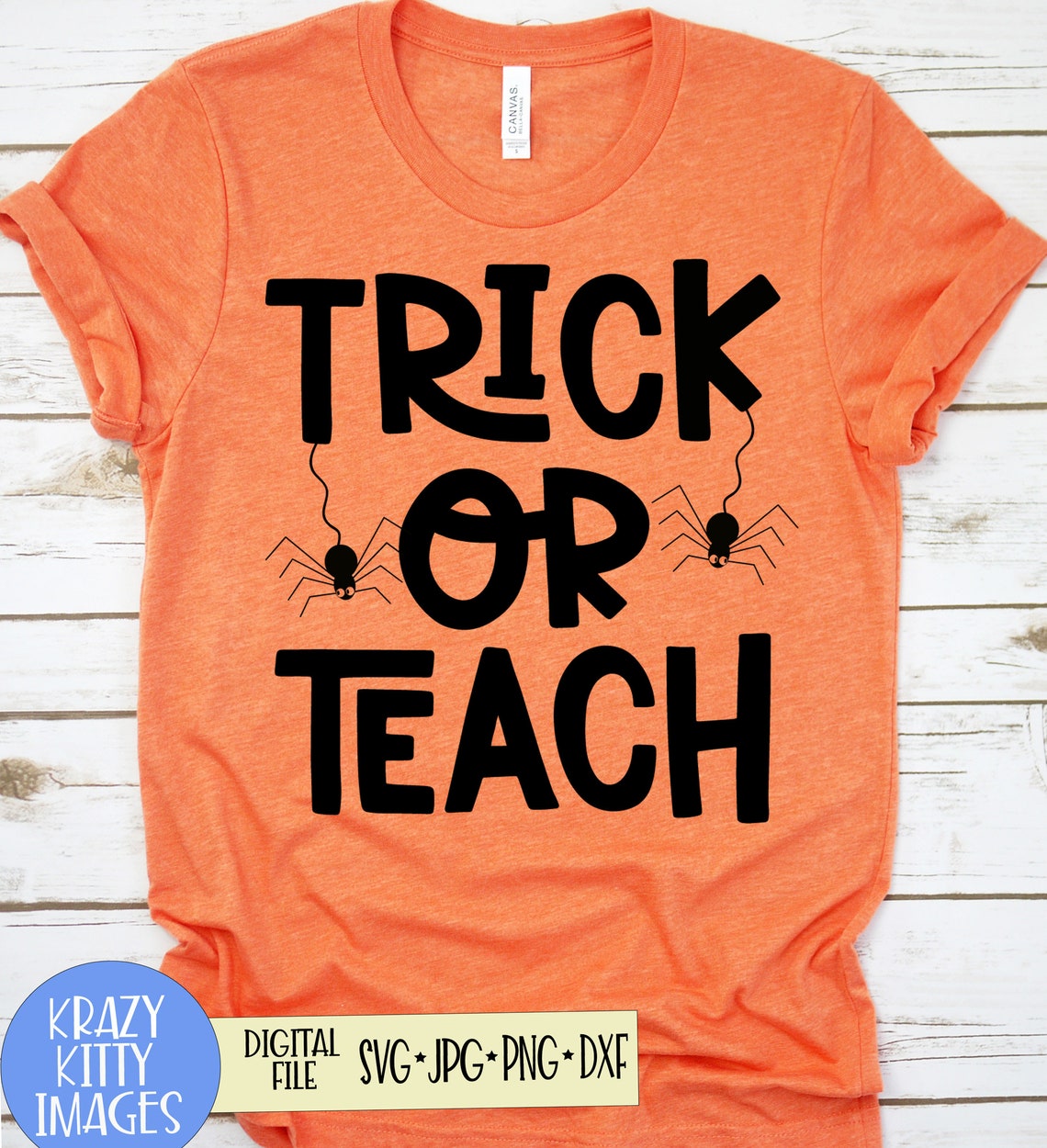 Trick or Teach SVG Halloween SVG Teacher Svg Fall SVG - Etsy