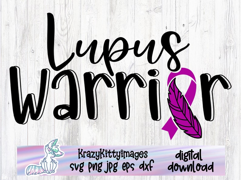 Lupus Svg Lupus Awareness Svg Purple Awareness Ribbon - Etsy