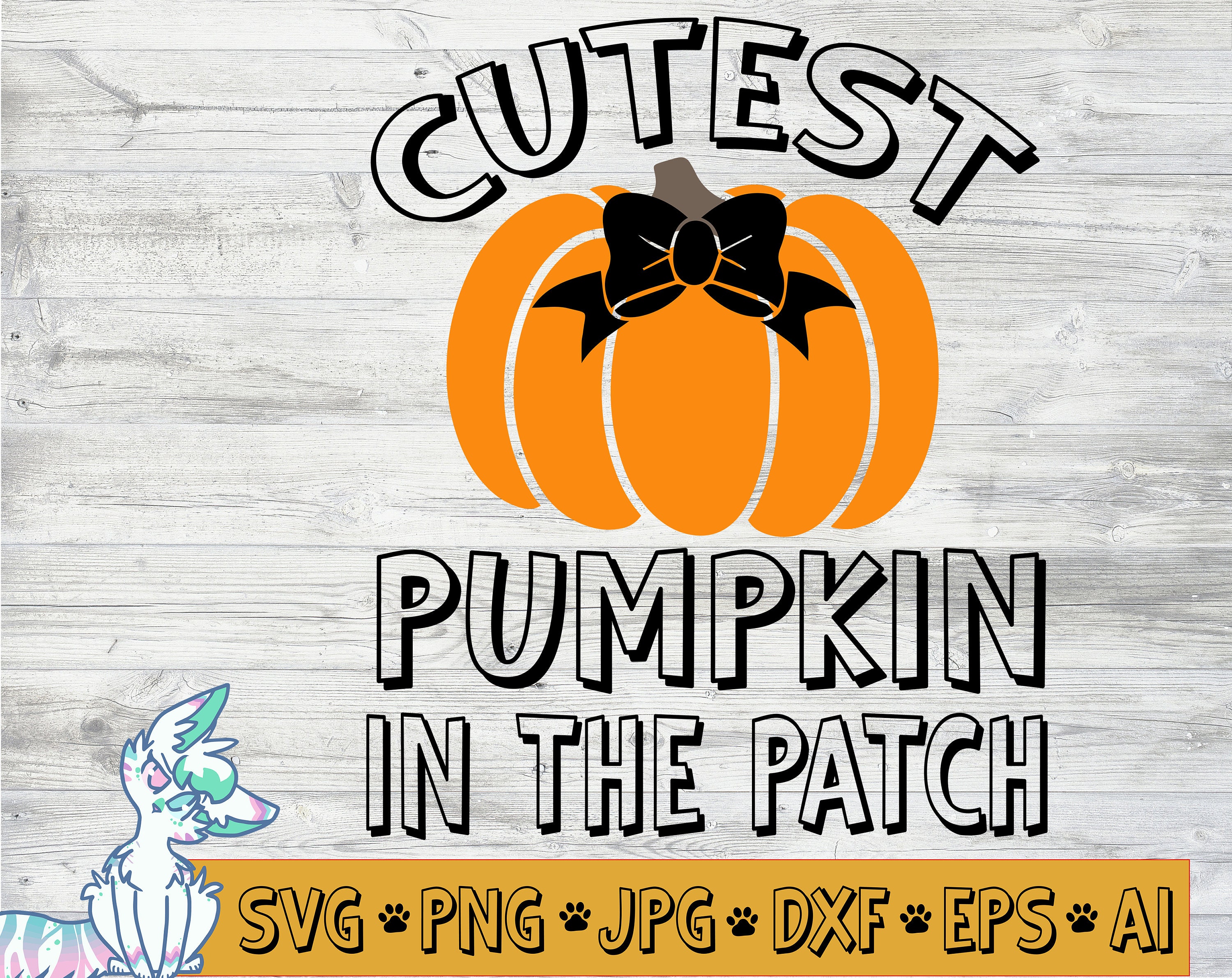 Cutest pumpkin in the patch svg Babies Halloween Svg Kids | Etsy