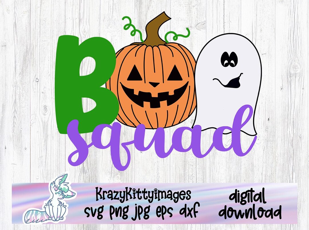 Boo Crew SVG: Kids Halloween Costume, Trick or Treat (digital Download ...