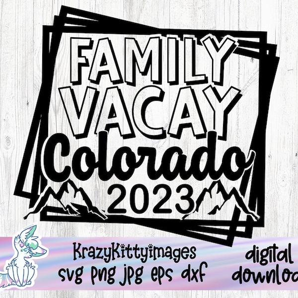 Colorado Family Vacation Shirts - Etsy
