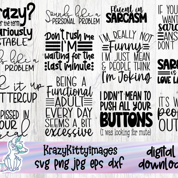 Funny Svg - Etsy