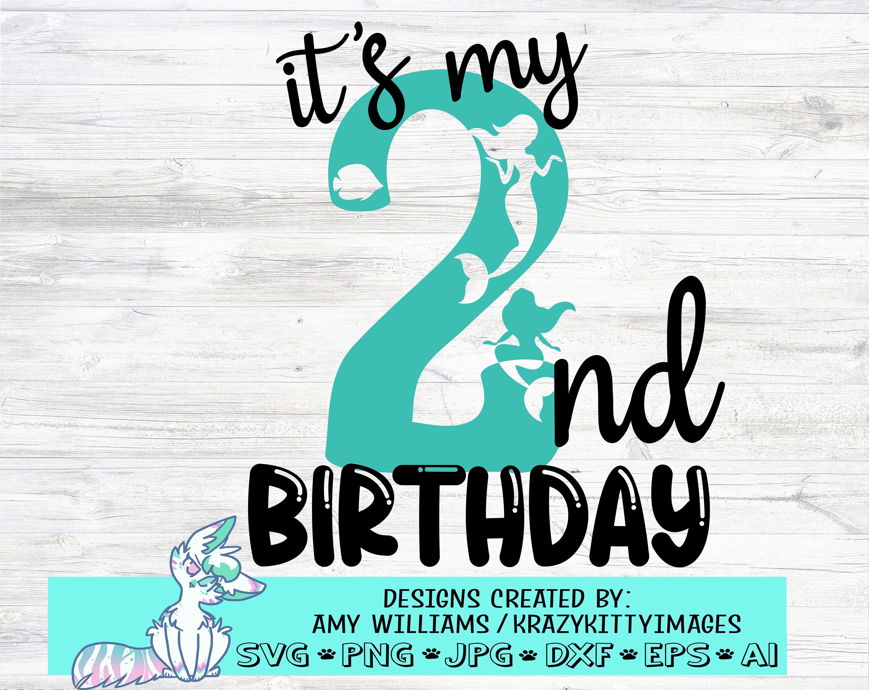 Second birthday svg 2nd birthday svg ocean birthday svg svg | Etsy