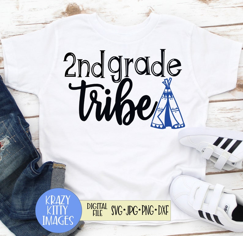 Second Grade Svg Teacher Svg 2nd Grade Svg Tribe Svg 2nd - Etsy