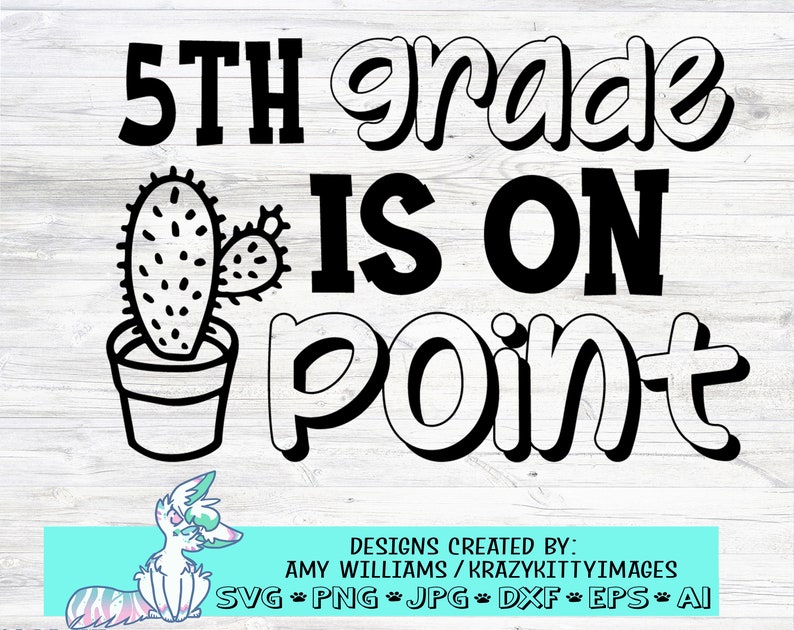 5th Grade Svg 5th Grade is on Point Svg Back to School Svg | Etsy