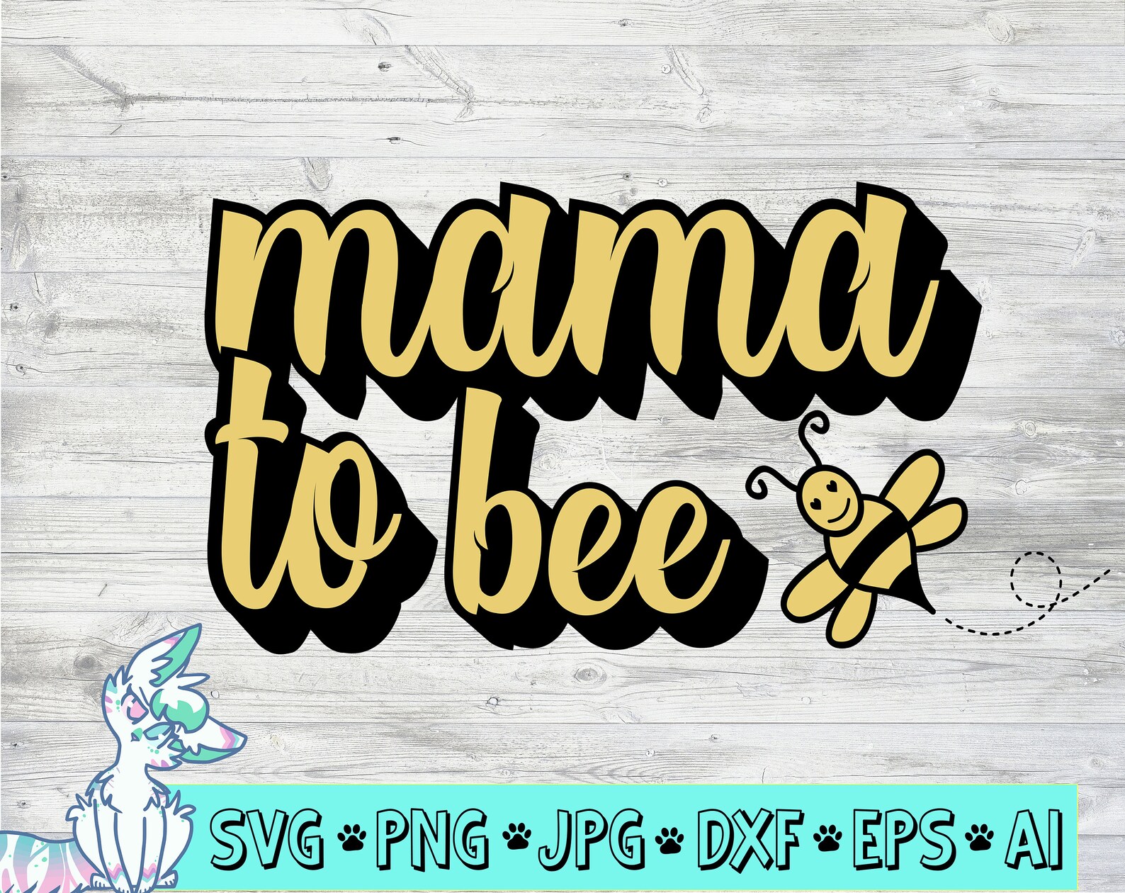 Mama to Be Svg Mama to Bee Svg Bee Svg Cut File Pregnancy - Etsy