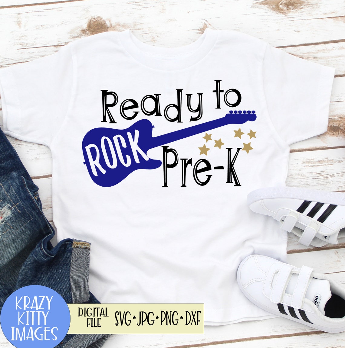 Svg Pre-k Svg Pre K Svg Pre-school Ready to Rock Pre-k | Etsy