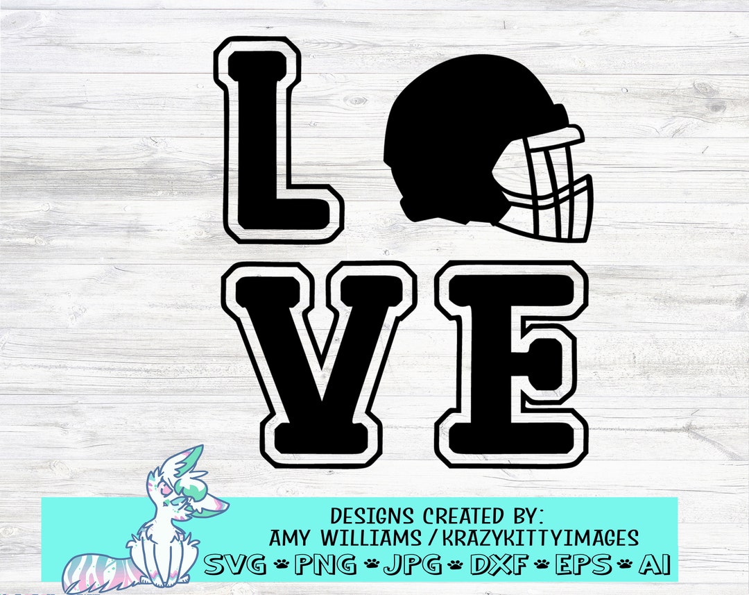 Football Love SVG, Football SVG, Football Cut Files, Svg Files ...