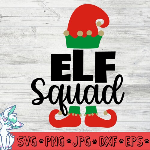 Elf Squad Instant Digital Download Svg Png Dxf and Eps - Etsy