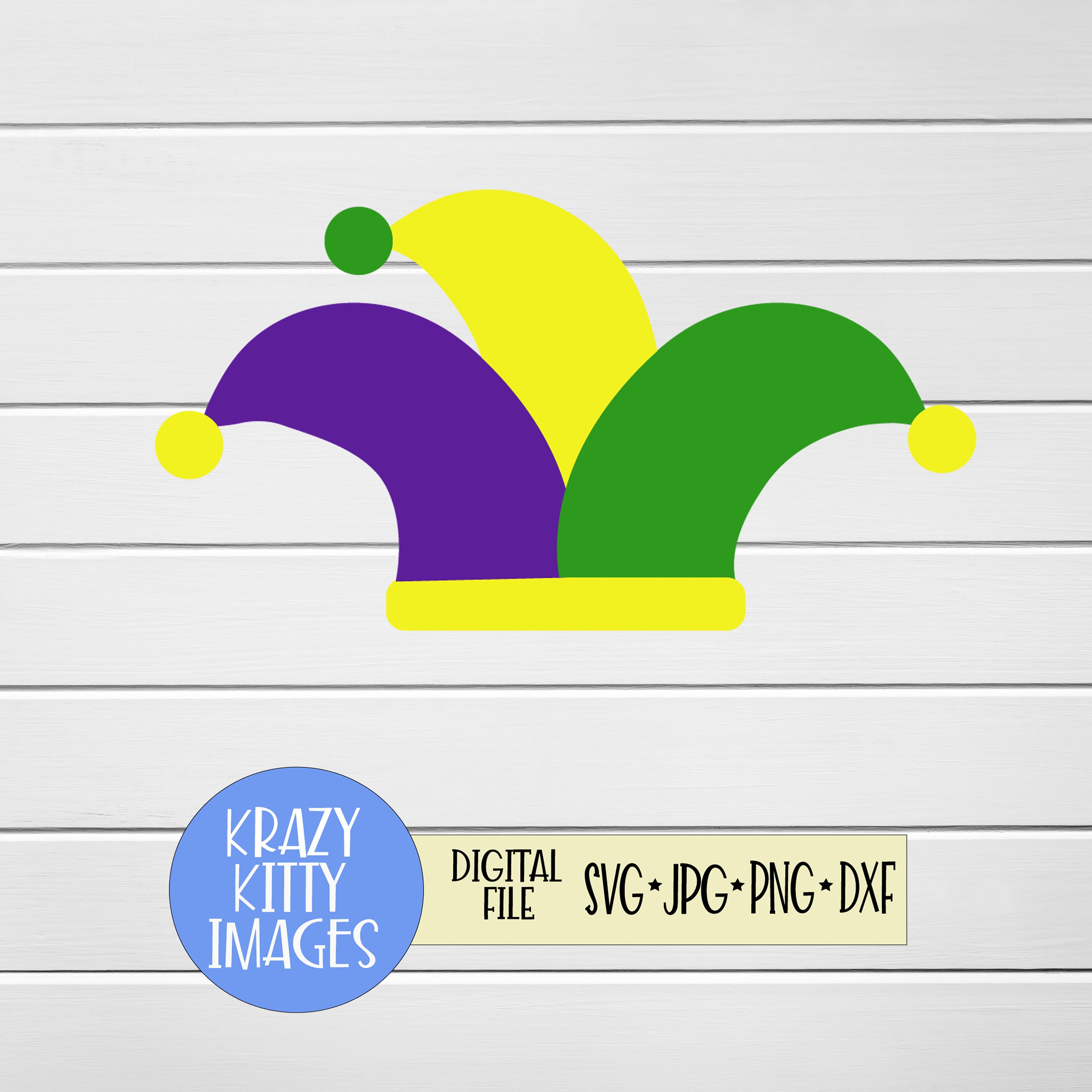 Jester Hat SVG Mardi Gras Cut File Mardi Gras Jester Hat | Etsy