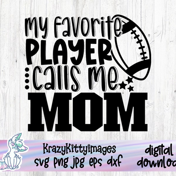 Football With Mommy Svg - Etsy