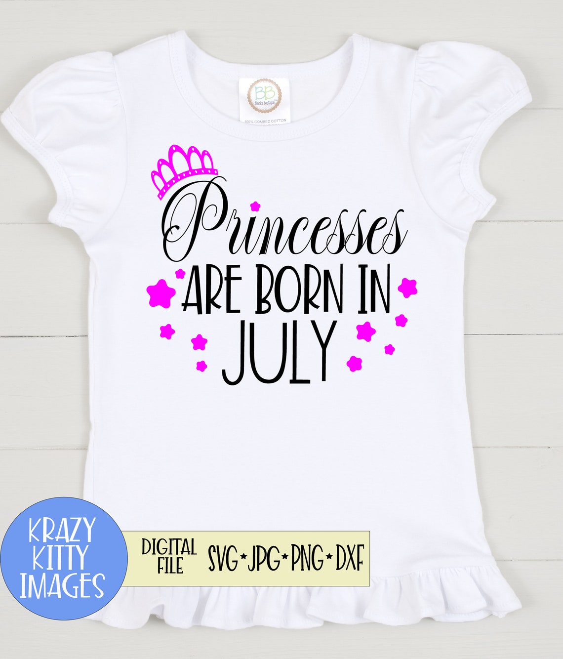 Princesses are born in July vector svg silhouette svg queens | Etsy