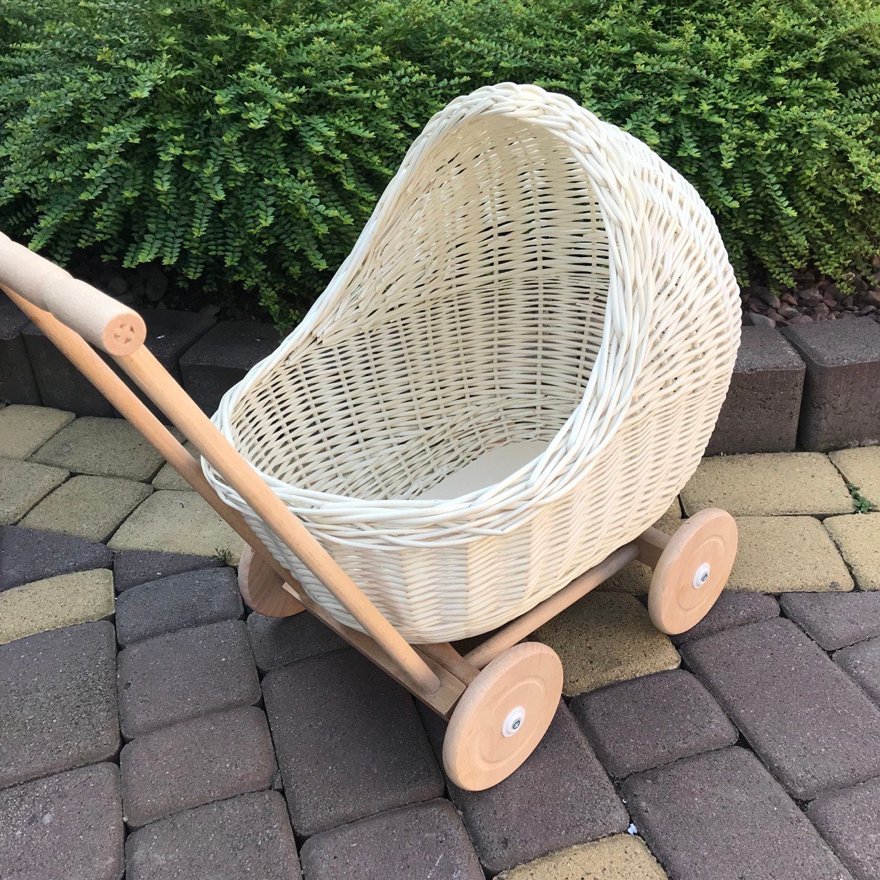 Wicker Baby Stroller Handmade and Doll Baby Shower for the Modern ...