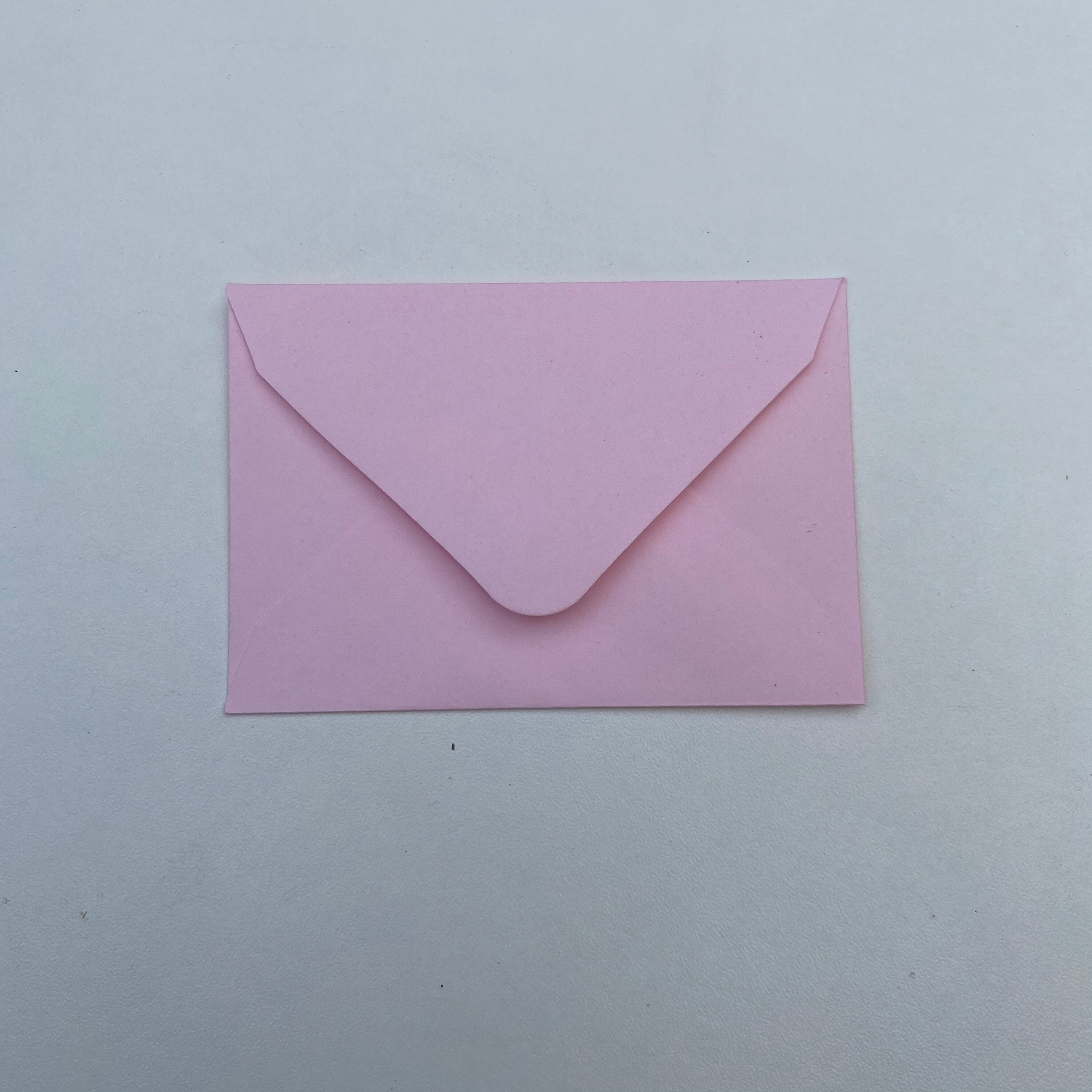 20 X Small Pale Pink Envelopes - Mini Paper Envelopes, 94mm X 65mm ...