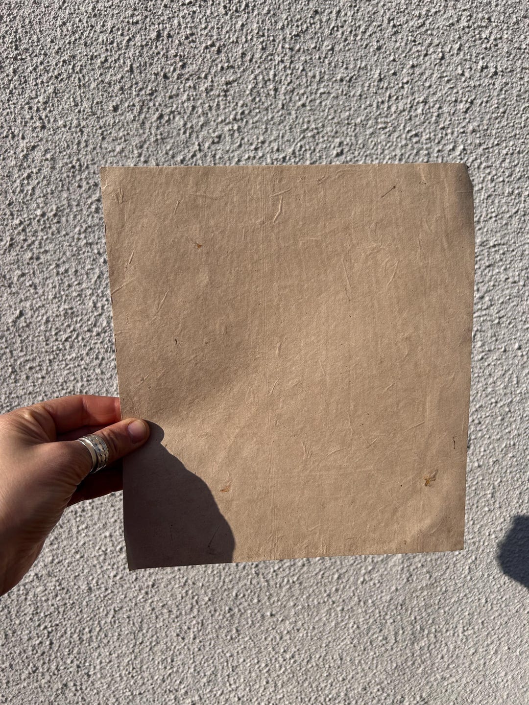 Hemp Paper With Marigold - 28cm X 25cm, Recycled Hemp Paper, Handmade ...