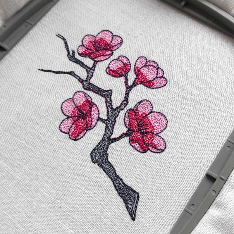 Sakura Embroidery - Etsy